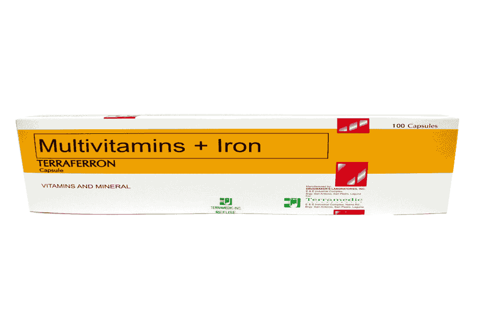 TERRAFERRON Multivitamins / Iron Capsule 1's price in the Philippines ...